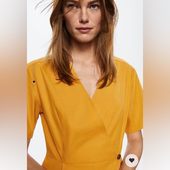 Mango | Pants & Jumpsuits | New Mango Cross Cotton Jumpsuit In Size M ...